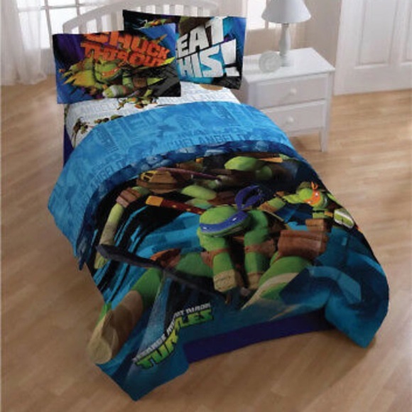 Nickelodeon | Bedding | New Nickelodeon Tmnt Microfiber Full Sheets ...